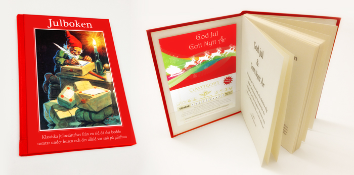 Julgåva med gåvokort & julbok | Pocketogram